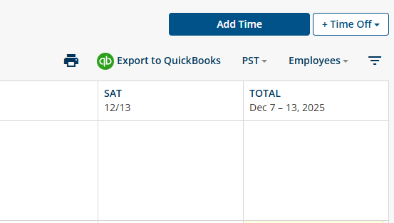How to Export Time to QuickBooks