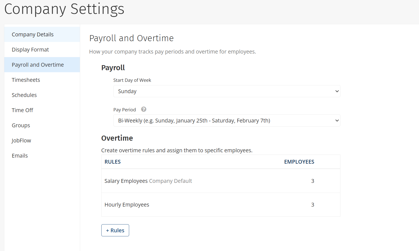 How To Setup Overtime Rules