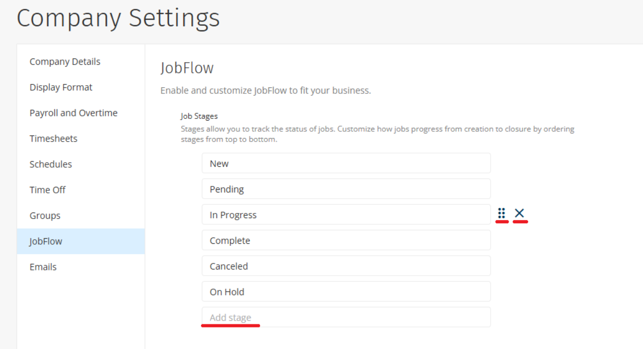 How to Set Up and Use Job Stages